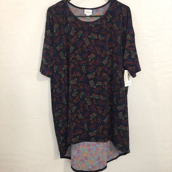 LuLaRoe | Tops | New Lularoe Butterfly Irma Tunic Blouse | Poshmark